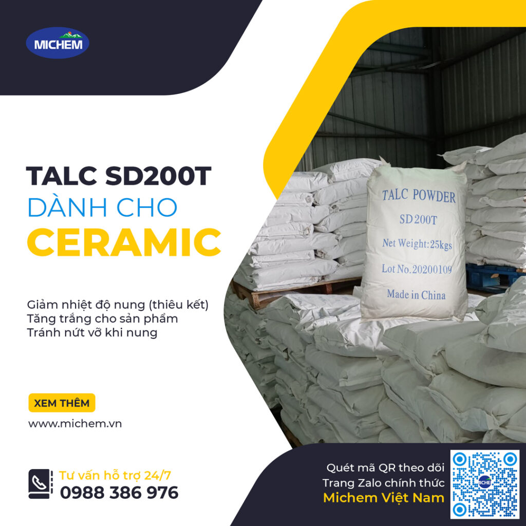 Phân phối Bột Talc Công nghiệp - Michem Việt Nam