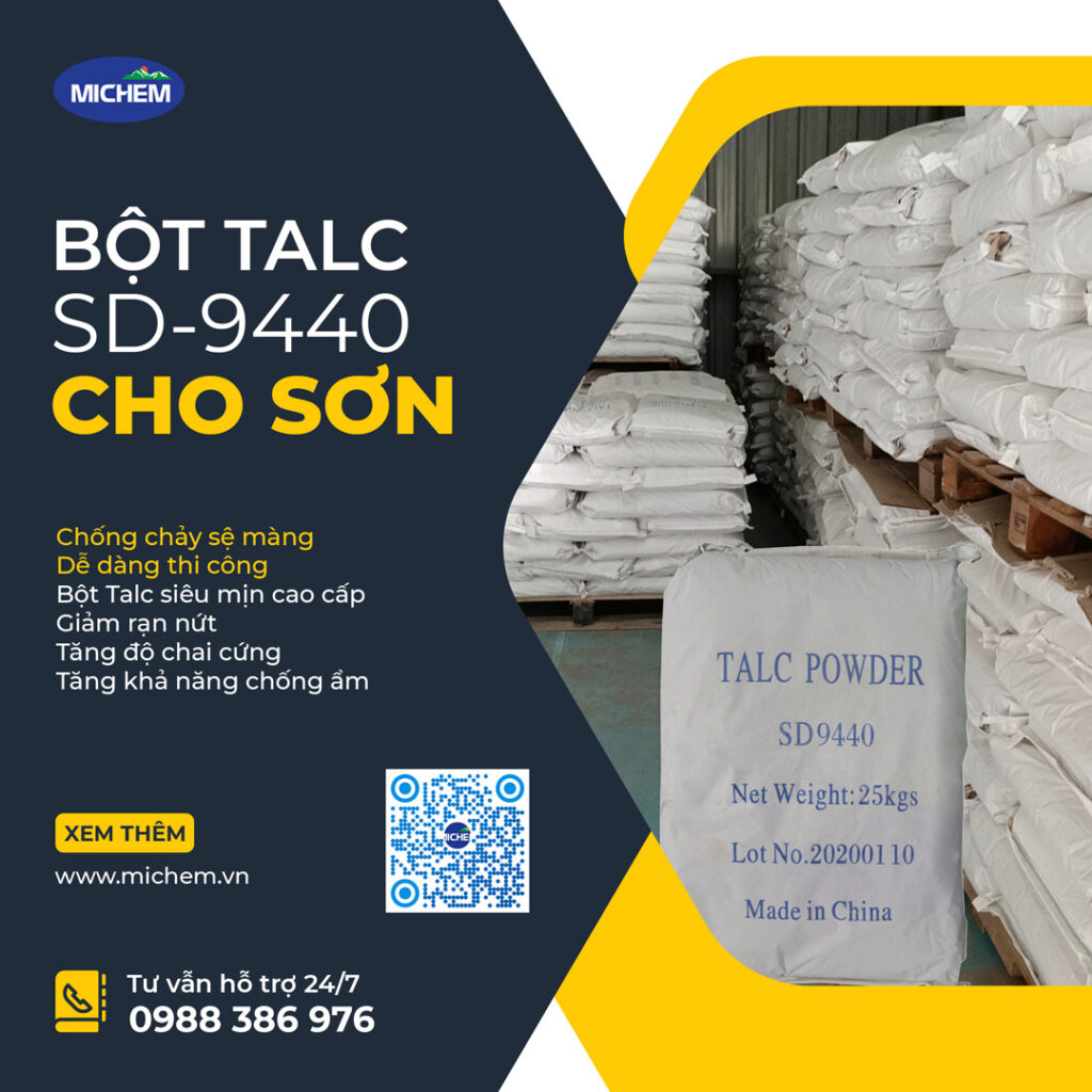 Phân phối Bột Talc Công nghiệp - Michem Việt Nam